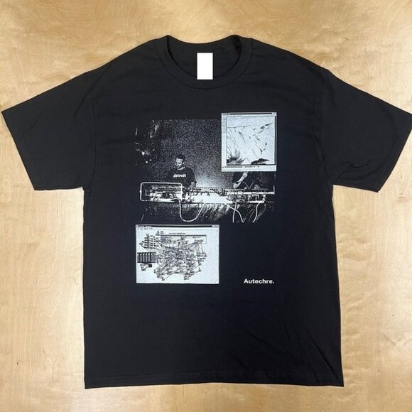 Gildan | Shirts | Autechre Black Tshirt | Poshmark